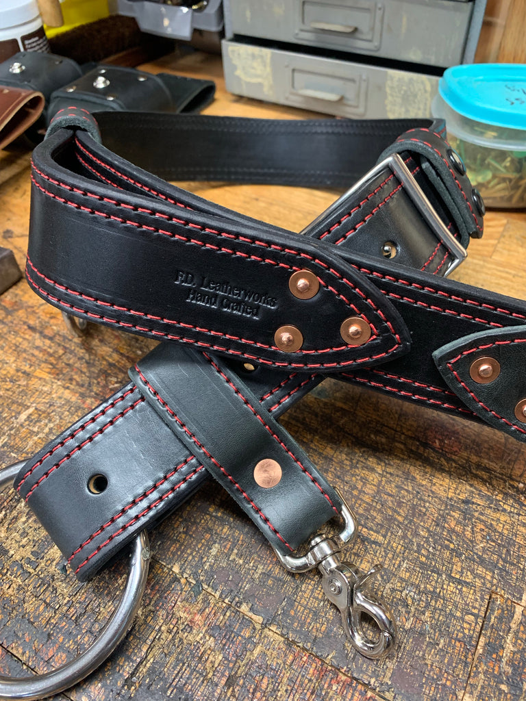 Leather Truckmans Belt /Axe Belt | FD Leatherworks - F.D. Leatherworks